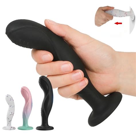 3 Size Silicone Anal Plug Big Dildos With Suction Cup Vagina Stimulate