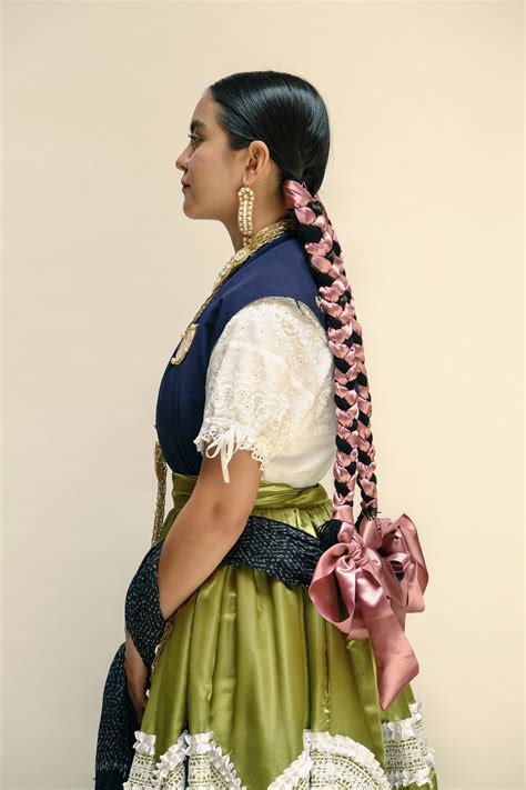 Oaxaca Mexico Women Portrait Of A Woman Dressed In A Regional Costume