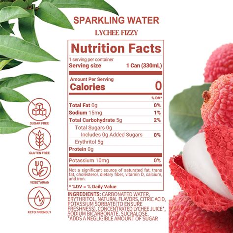 Lychee Fizzy Lychee Flavor Chi Forest