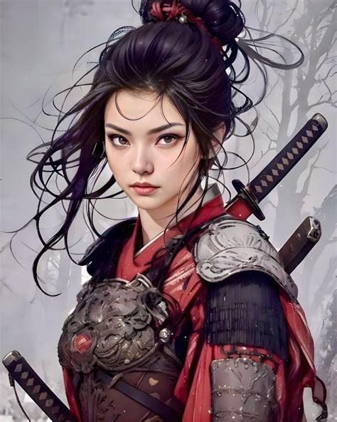 Pin By Dương Đặng On Warriors In 2023 Female Samurai Fantasy Art