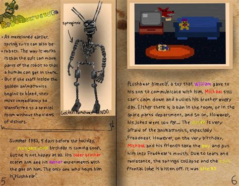 Fnaf Lore Book 3 By Lionshishka On Deviantart