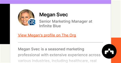 Megan Svec Senior Marketing Manager At Infinite Blue The Org