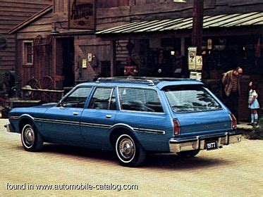 1977 Dodge Usa Aspen Base Wagon Full Range Specs