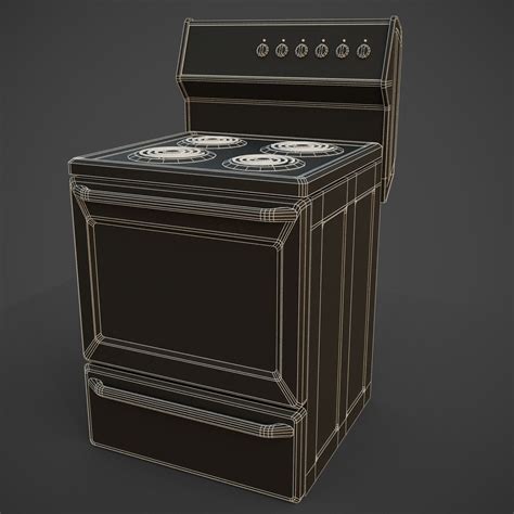 Cooker 3d Model Turbosquid 1980691