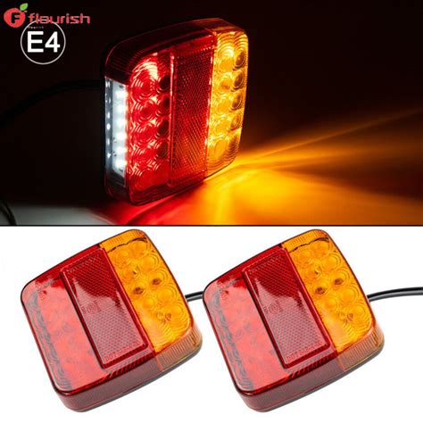 ลดล้างสต๊อก ไฟท้าย Led 20 ดวง Dc 12v กันน้ํา กันกระแทก สําหรับ