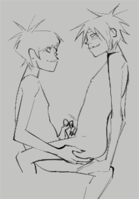 Rule 34 2d Gorillaz Gay Gay Sex Gorillaz Holding Penis Together
