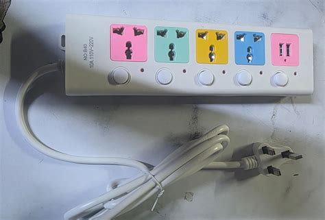 Best Price For Extension 5 Way Extention With Usb Long Cable For