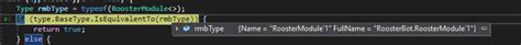 C Why Does Typeequals Always Returns False With Generic Types