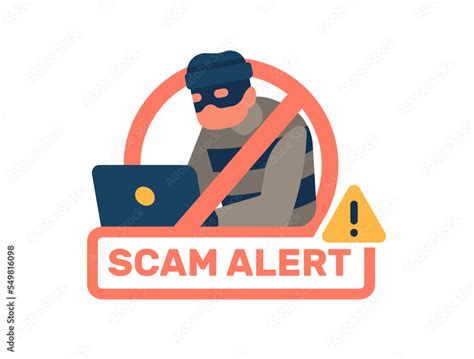 Scam Alert Computer Virus Detection Icon Laptop Software Hacking Network Protection Hackers