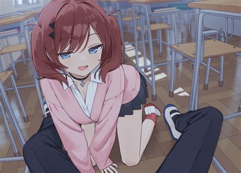 Muninshiki Cleavage Open Shirt Seifuku Sweater 1260449 Yande Re