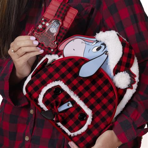 Winnie The Pooh Exclusive Eeyore Winter Plaid Pajama Sherpa Collection