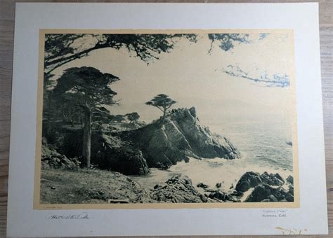 Albert Arthur Allen 1922 Photogravure Midway Point Monterey California