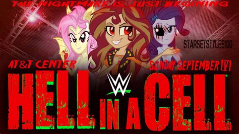 Wwe Mlp Hell In A Cell 2018 Poster By Starsetstyles100 On Deviantart