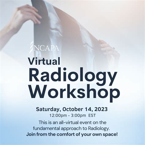 Registration Is Now Open For The 2023 Virtual Radiology Workshop Ncapa