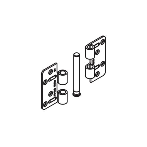 Flat Hinge Gap Dimension 1 6 Mm A4 Stainless Steel Hawa Sliding