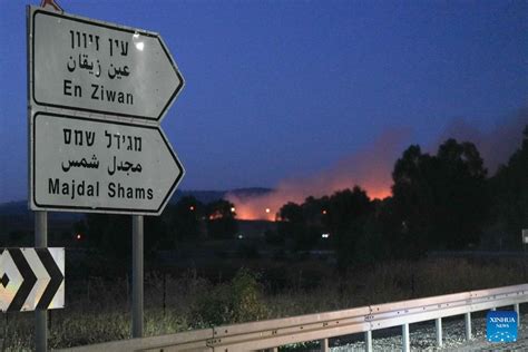 Hezbollah Rockets Kill 2 In Golan Heights Xinhua
