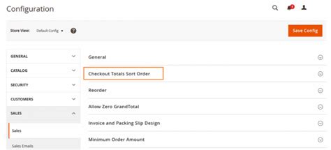 How To Configure Checkout Total Sort Order In Magento X MAGE DB