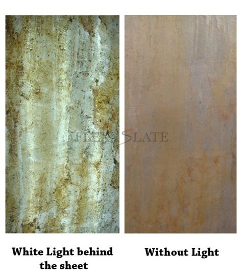 Fiery Cliffs Translucent Stone Panel Flexx Slate