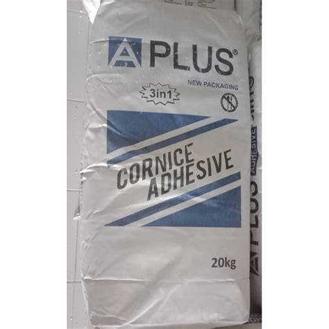 Jual Kompon Gypsum Kompon Lis Compound Cornice Adhesive Aplus Shopee Indonesia