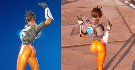 แฟน ๆ Overwatch เชื่อว่า Fortnite ได้ปรับสมดุลก้นของ Tracer แล้วก็
