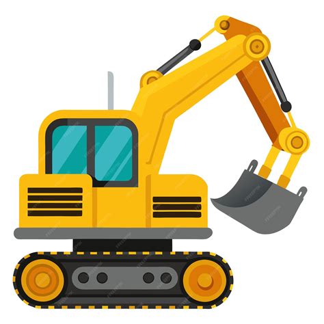 Claw Excavator Clipart Vector Art And Illustration Premium Ai