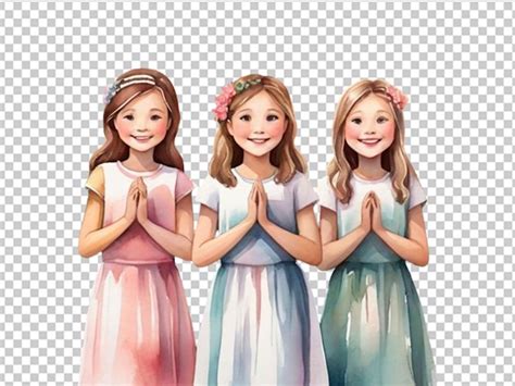 Premium Psd 3d Sisters Enjoying A Sisters Day