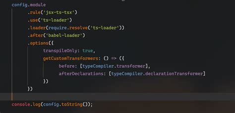 Feature Request 支持将处理tstsx的loader变更为ts Loader，ts Loader支持