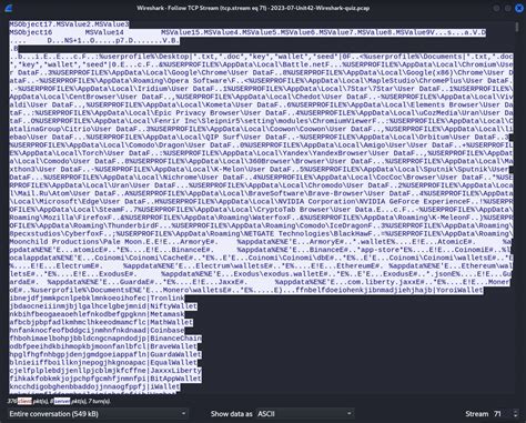Analyzing Redline Stealer Malware In Wireshark Eth0sec A Personal Portfolio Blog