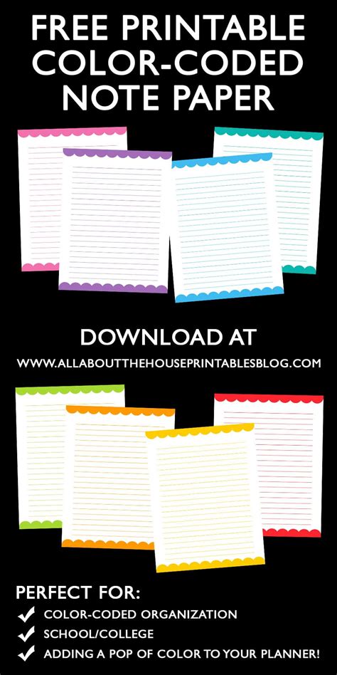 How To Organize And Color Code Your Notes For School College Or