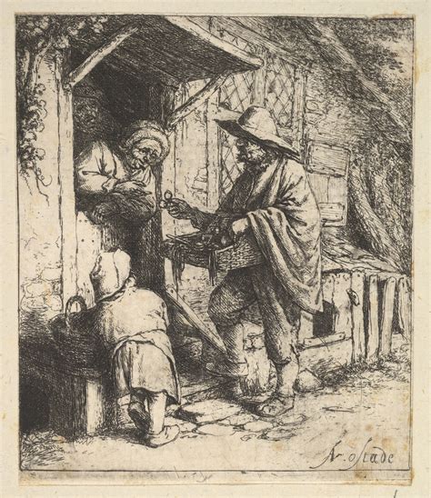 Adriaen Van Ostade The Spectacle Seller The Metropolitan Museum Of Art