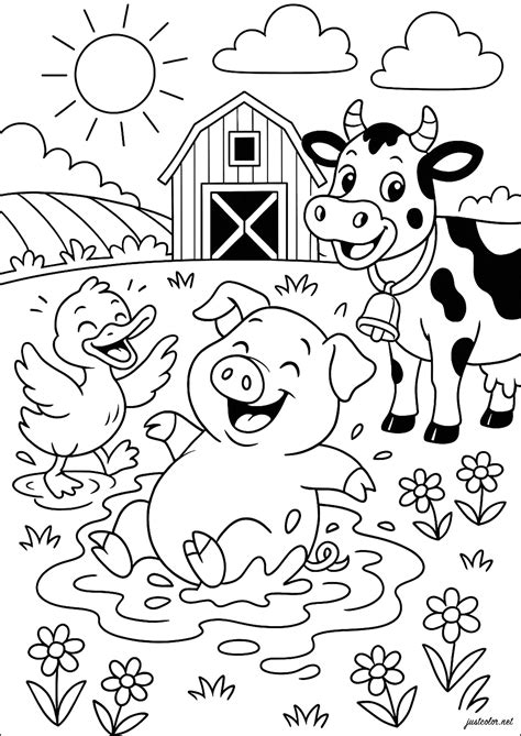 Plantation Coloring Pages