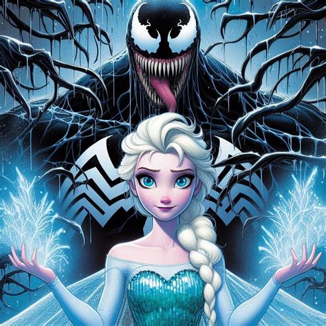Elsa And Venom By Disneydark On Deviantart