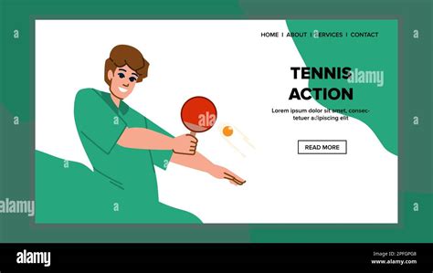 Tennis Action Vector Stock Vector Image And Art Alamy