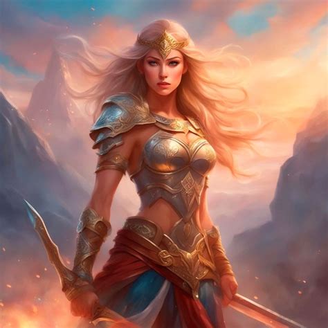 Fantasy Warrior Princess Deen Du Preez Leizel The Warrior Princess