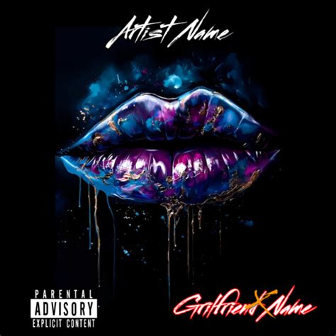 Lips Album Cover Template Postermywall