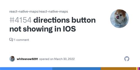 Directions Button Not Showing In IOS Issue React Native Maps React Native Maps GitHub