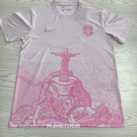 Maillot De Foot Brésil 2025 2026 Édition Spéciale Rose Maxikits Foot
