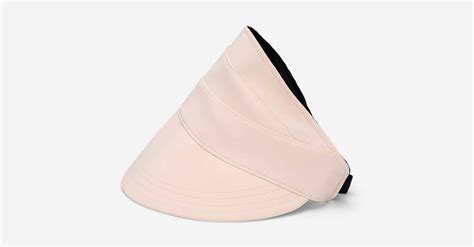 Wide Brim Visor Hat 0006 Beige Vascara