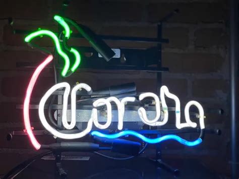 Letrero Anuncio Luminoso Cerveza Corona De Gas Neón Mercadolibre