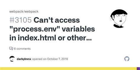 can t access process env variables in index or other html files