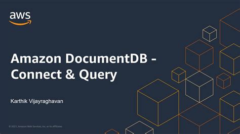 Amazon Documentdb 3 Of 3 Connect And Query Youtube