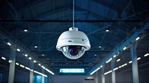 Premium Ai Image Cctv Camera Monitoring An Event Hall