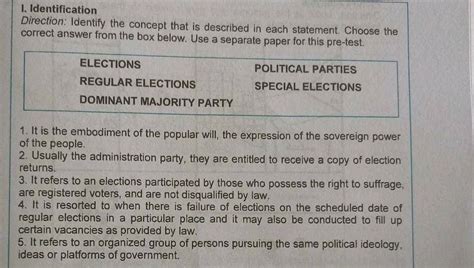 I Identification Direction Identify The Studyx