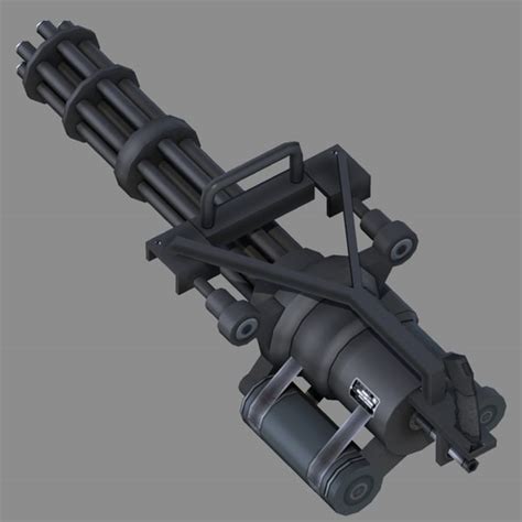 3d Model M134 Minigun Solidworks Assembly Picture Pictures Model