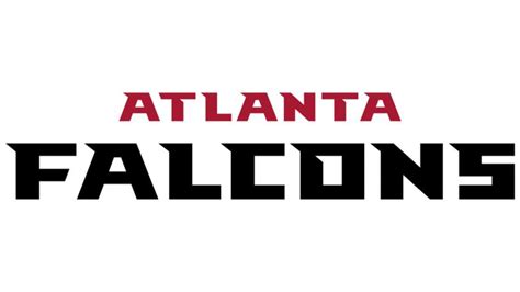 Atlanta Falcons® Wordmark Atlanta Falcons Logo Falcon Logo Atlanta Falcons