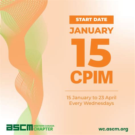 Ascm Western Canada Chapter On Linkedin Cpim Inventorymanagement