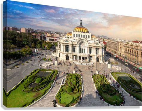 Landmark Palace Of Fine Arts Palacio De Bellas Artes In Alameda Central