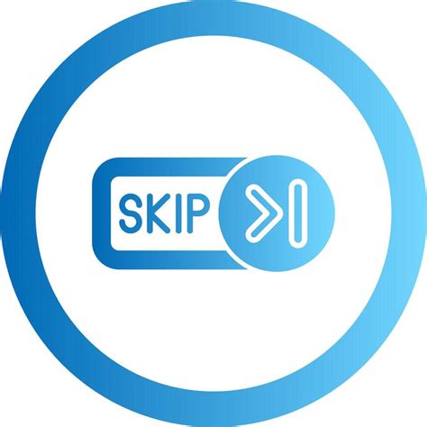 Skip Gradient Circle Icon 47498791 Vector Art At Vecteezy