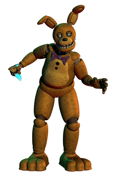 Yellow Rabbit Fnaf Movie Springbonnie Model By Torres4 On Deviantart