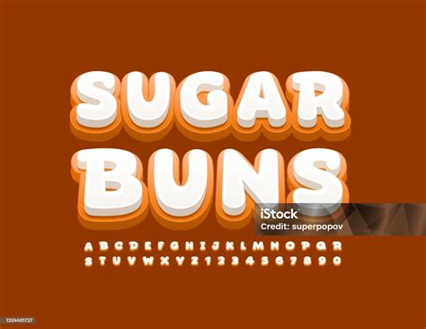 크리에이티브 알파벳 문자 및 숫자 세트 벡터 달콤한 기호 설탕 빵 대문자에 대한 스톡 벡터 아트 및 기타 이미지 대문자 아이싱 알파벳 Istock